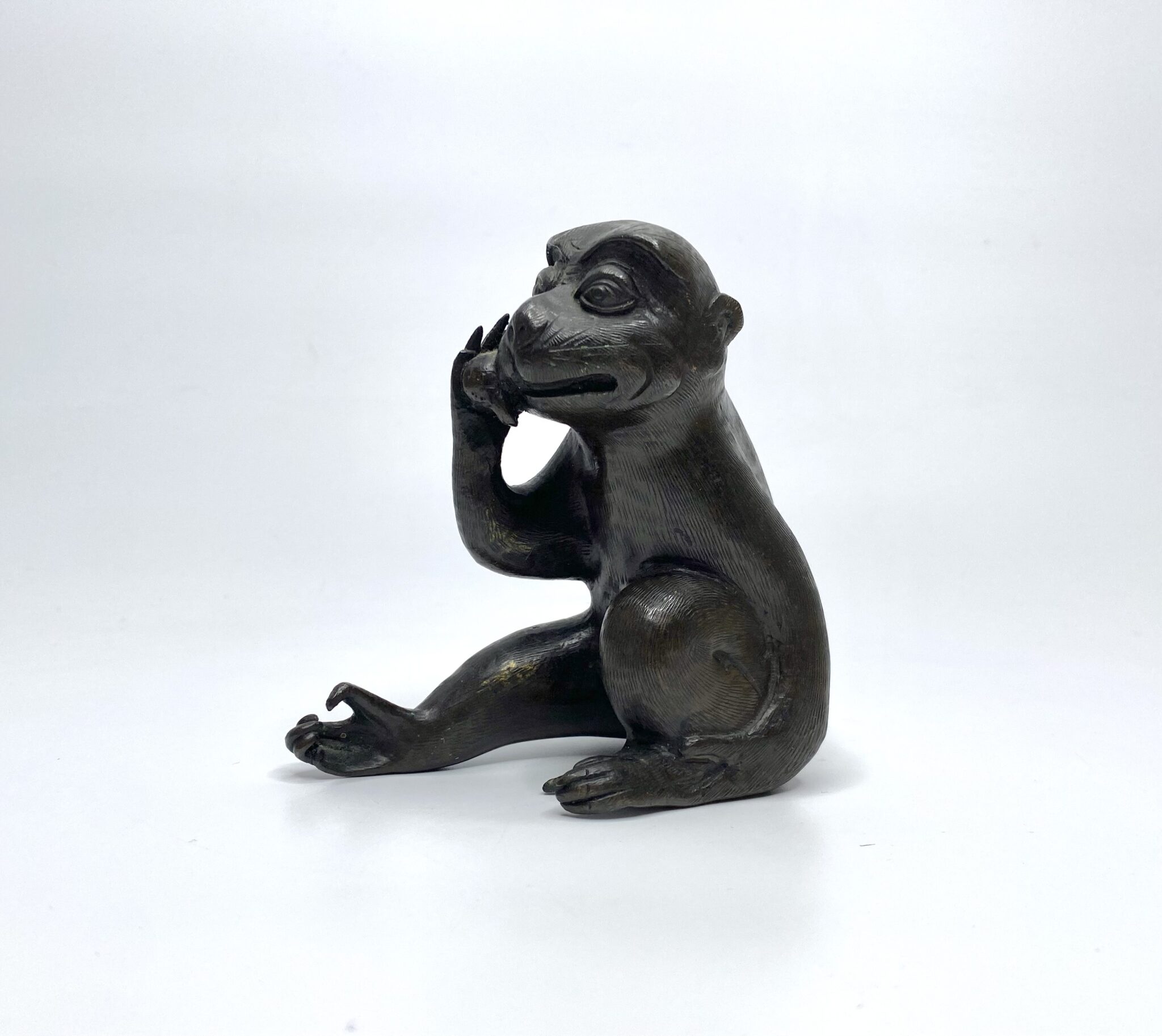 Chinese bronze Monkey, 17th Century, Ming Dynasty. | Philip Carrol Antiques